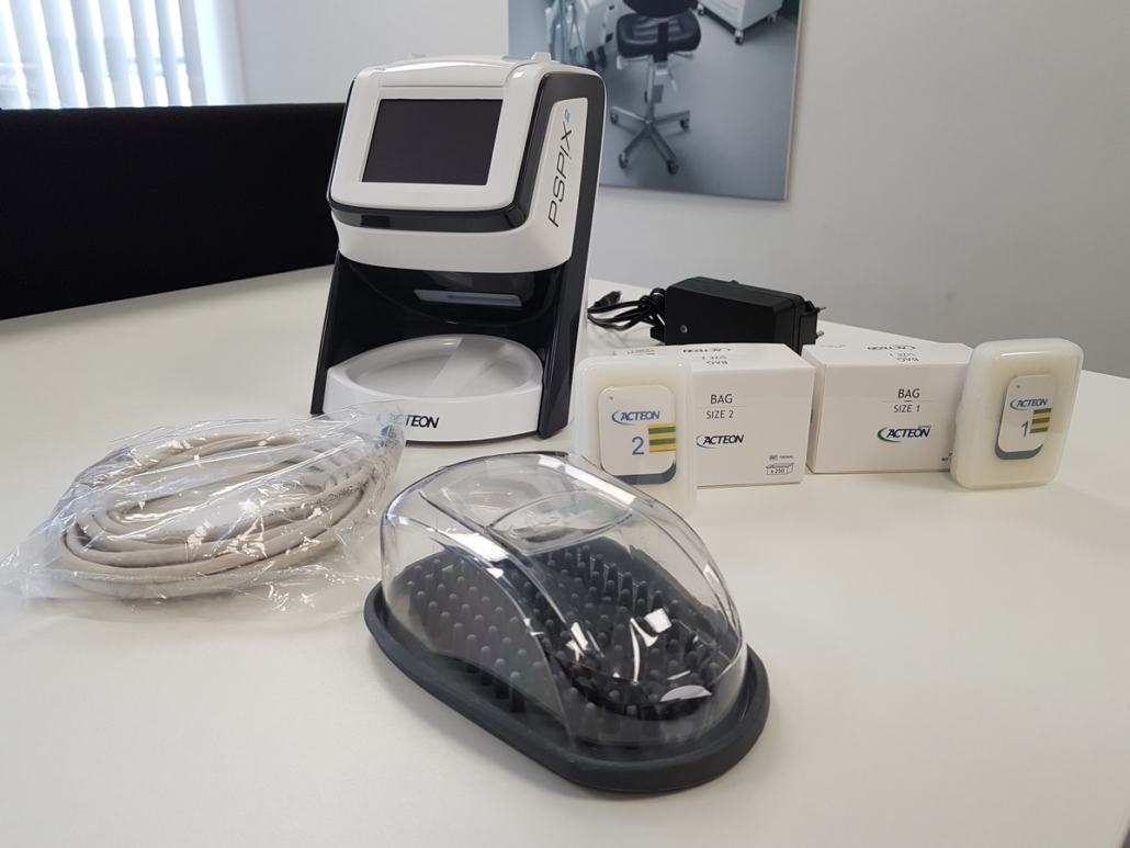 Digitaal systeem PSPiX2 via fosforplaatjes - UDental